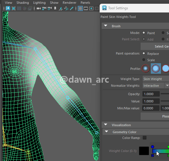 [Maya]Rigging 02 - Skinning